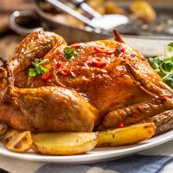 Frango assado - Casa e Culinaria