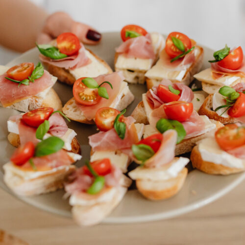 Canapé simples - Casa e Culinaria