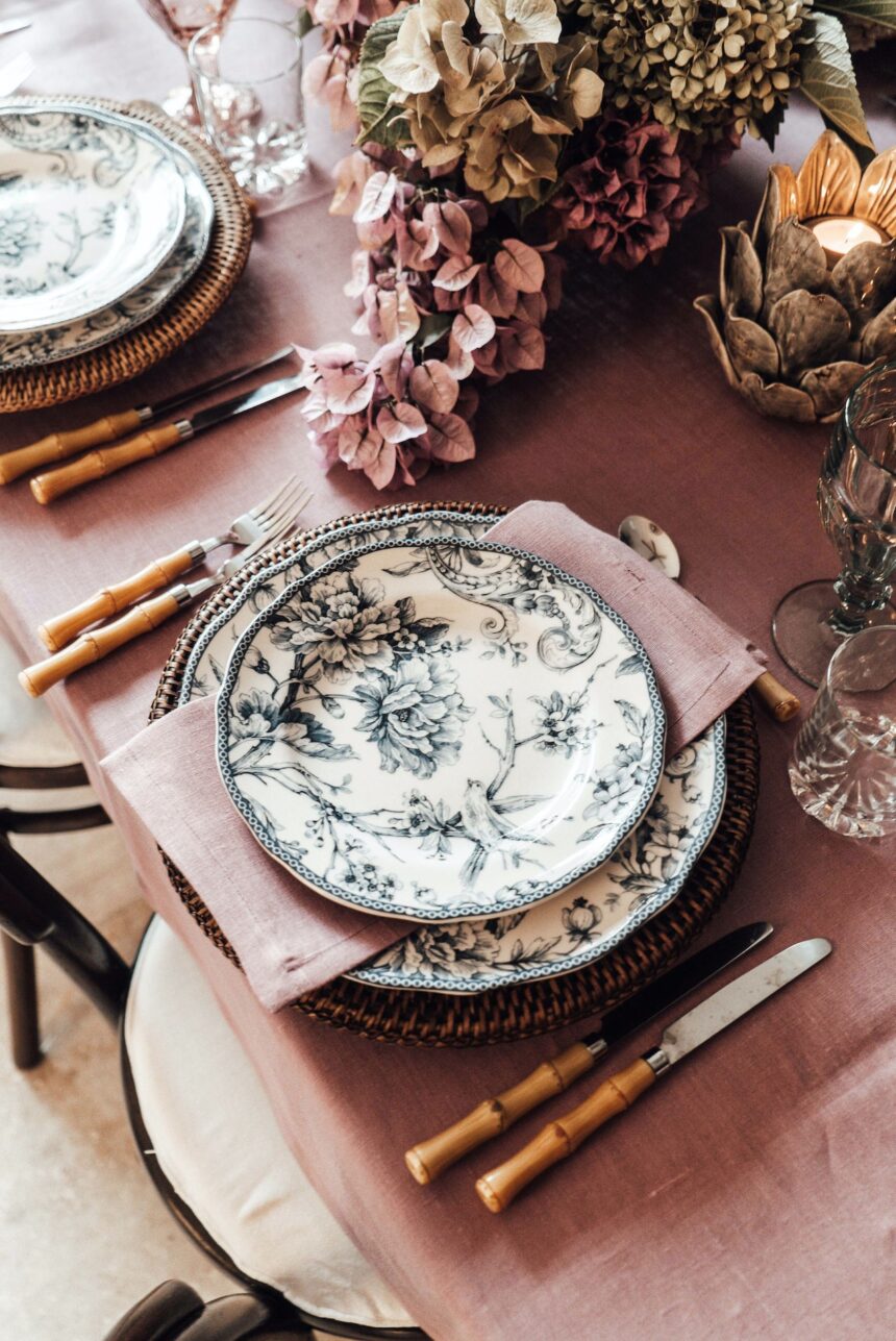 Mesa posta simples e prática - Casa e Culinaria