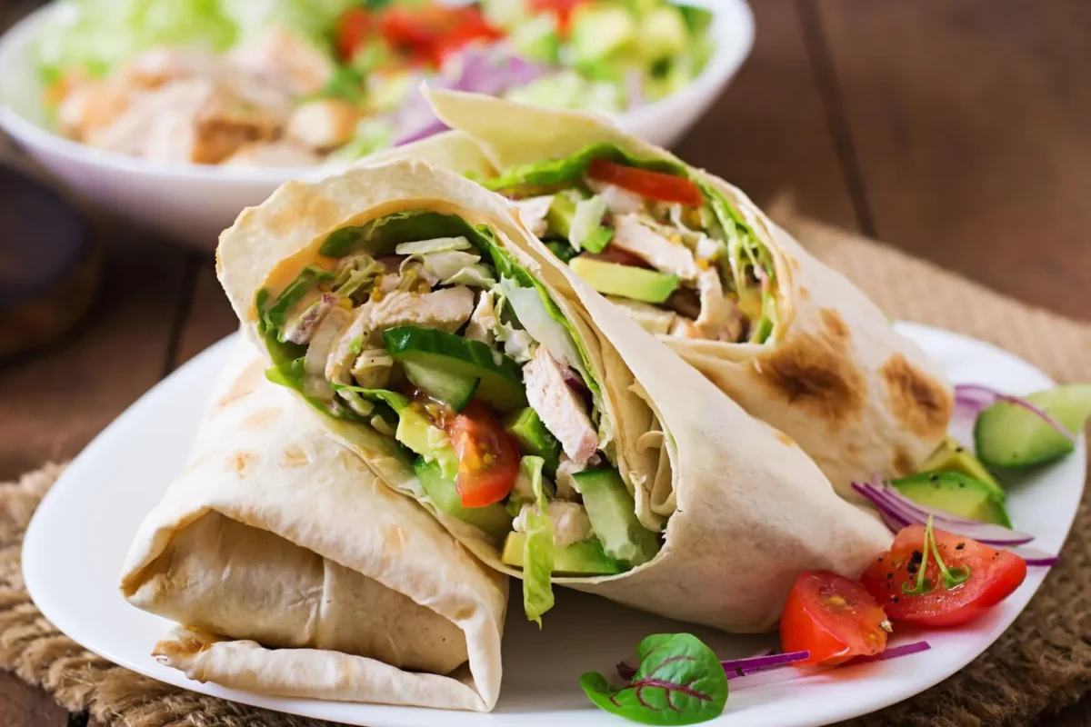 Wrap de frango prático para o dia a dia - Casa e Culinaria