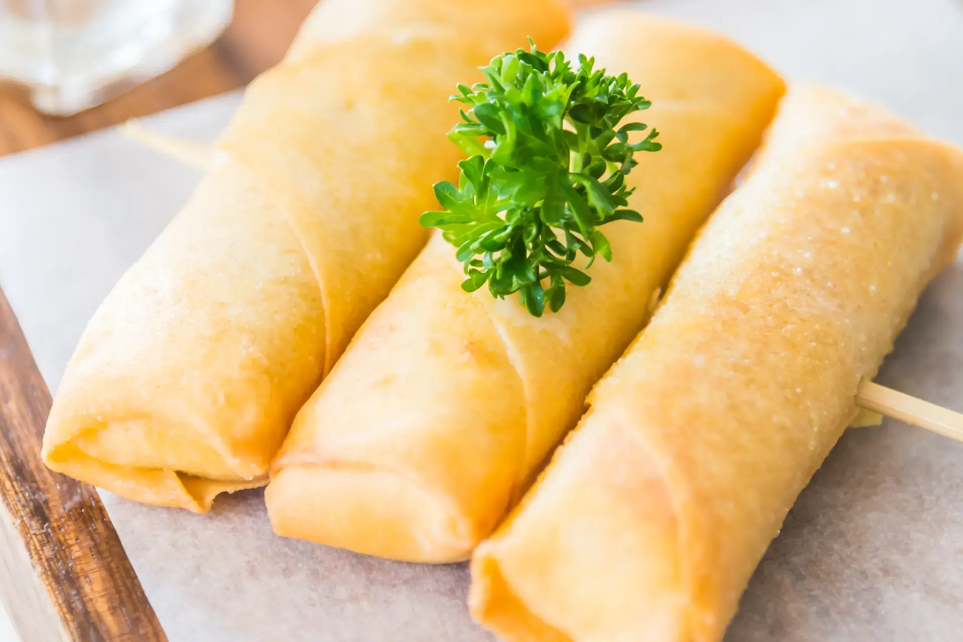 Rolinho primavera de legumes com massa de harumaki - Casa e Culinaria